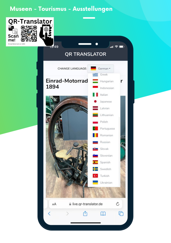 Tourism QR Codes - qr-translator.com